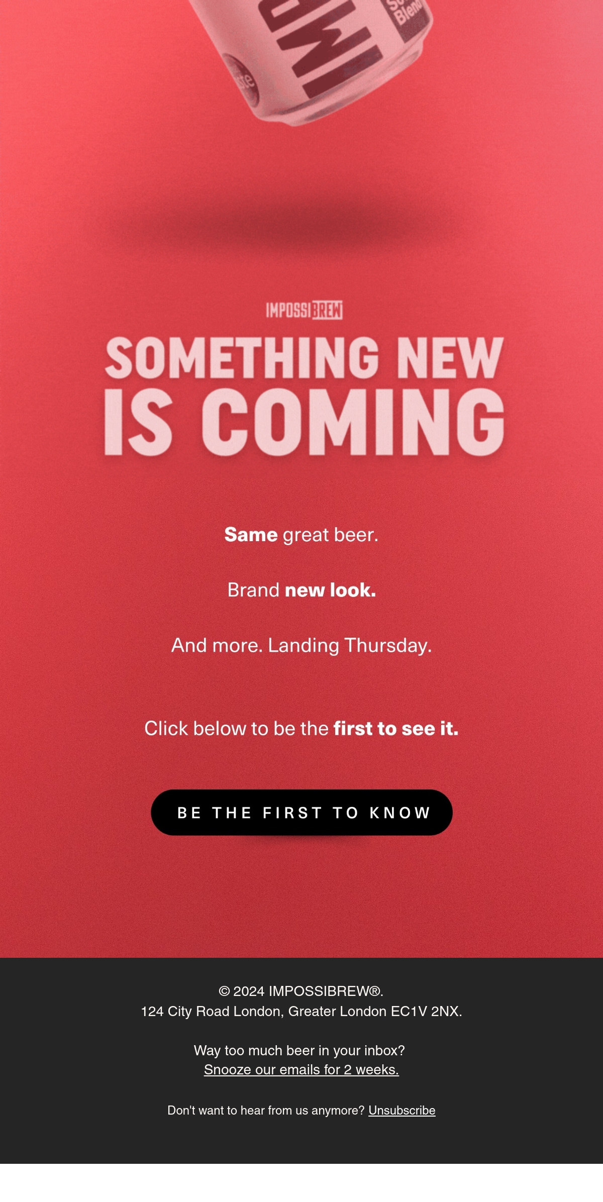 Email Design Inspiration by Impossibrew