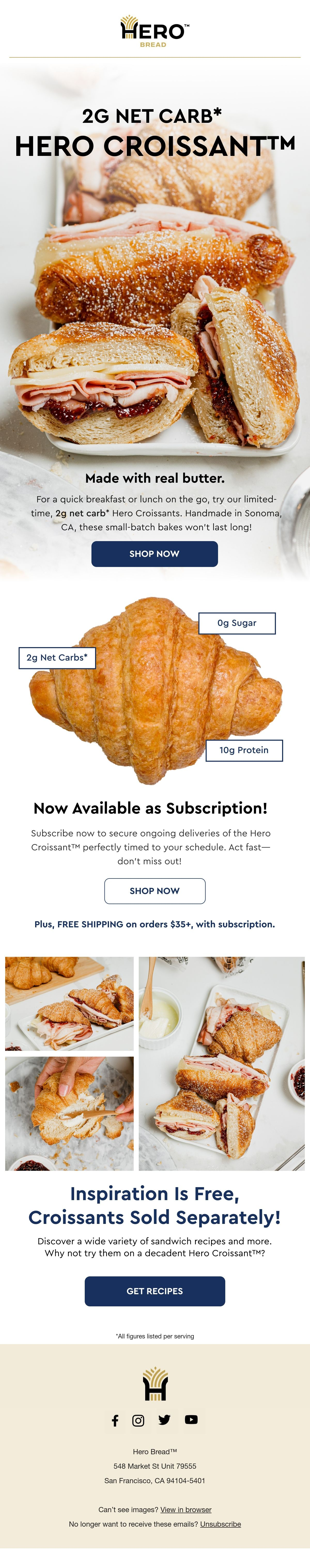 Email Design Inspiration by Hero