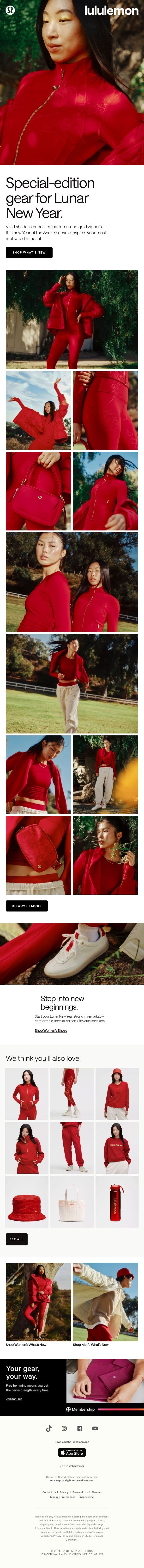 Email Inspiration from lululemon - Email Love