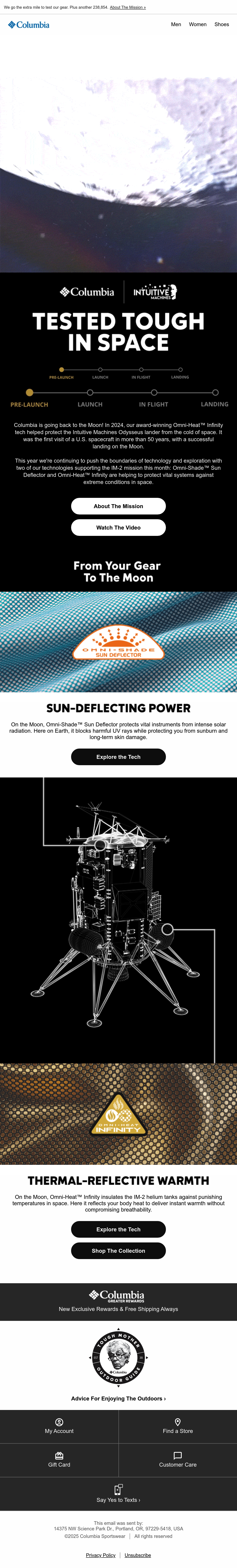 Email Inspiration from Columbia - Email Love