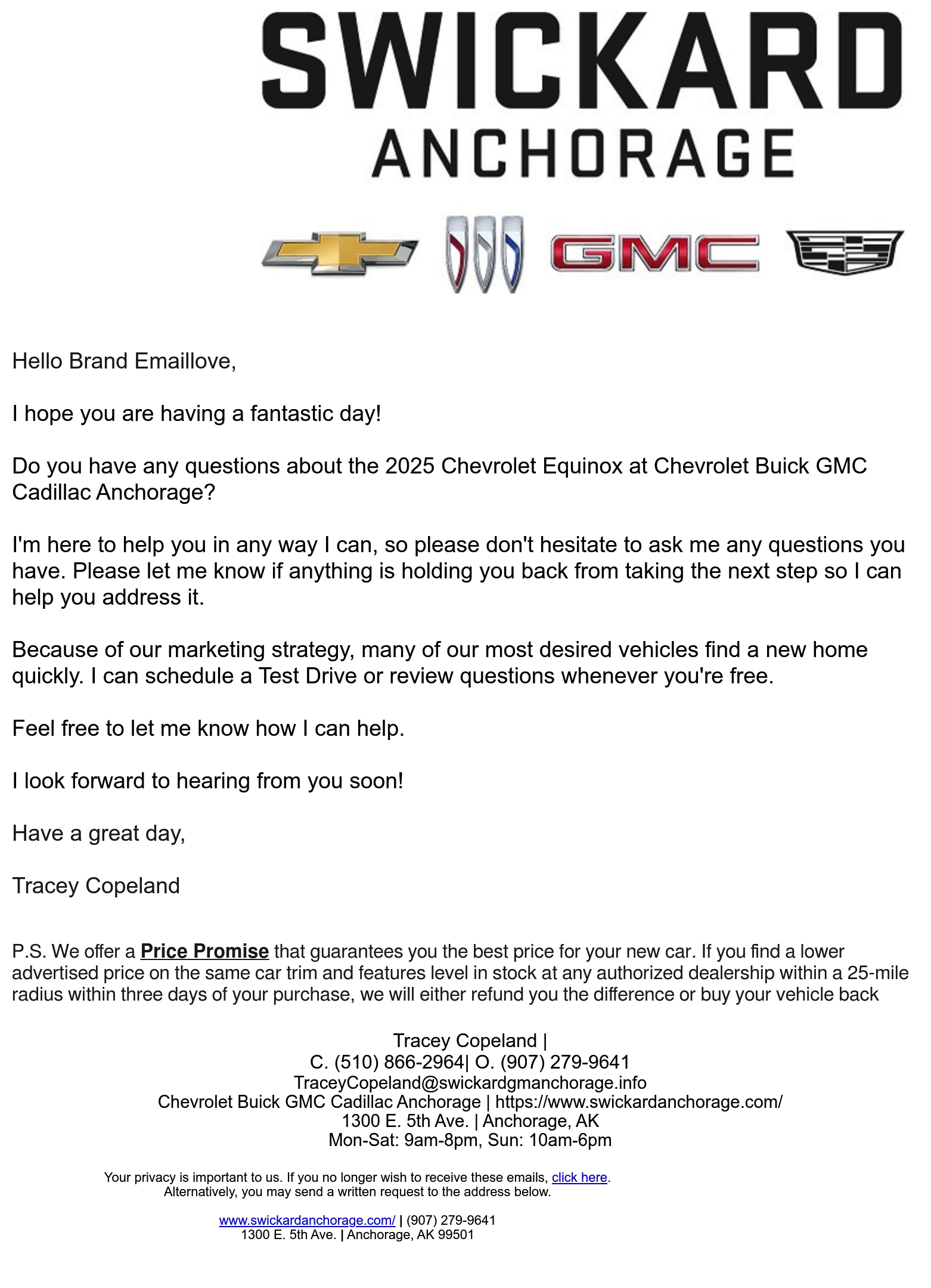 Email Inspiration from Copeland, Tracey - Email Love