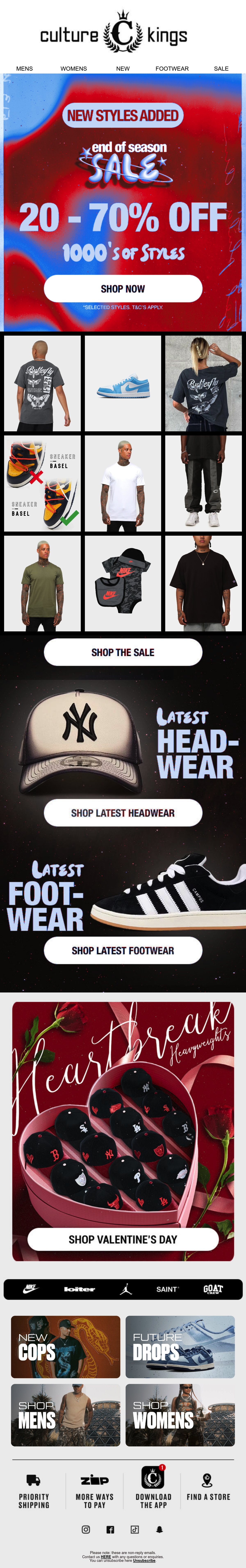 Email Inspiration from Culture Kings - Email Love