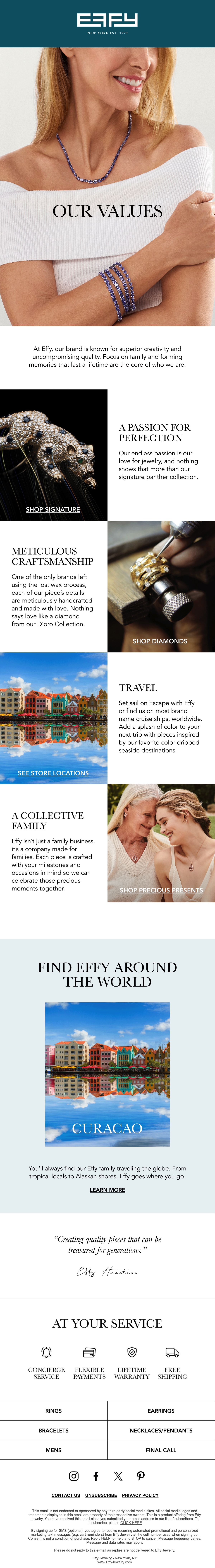 Email Inspiration from Effy Jewelry - Email Love