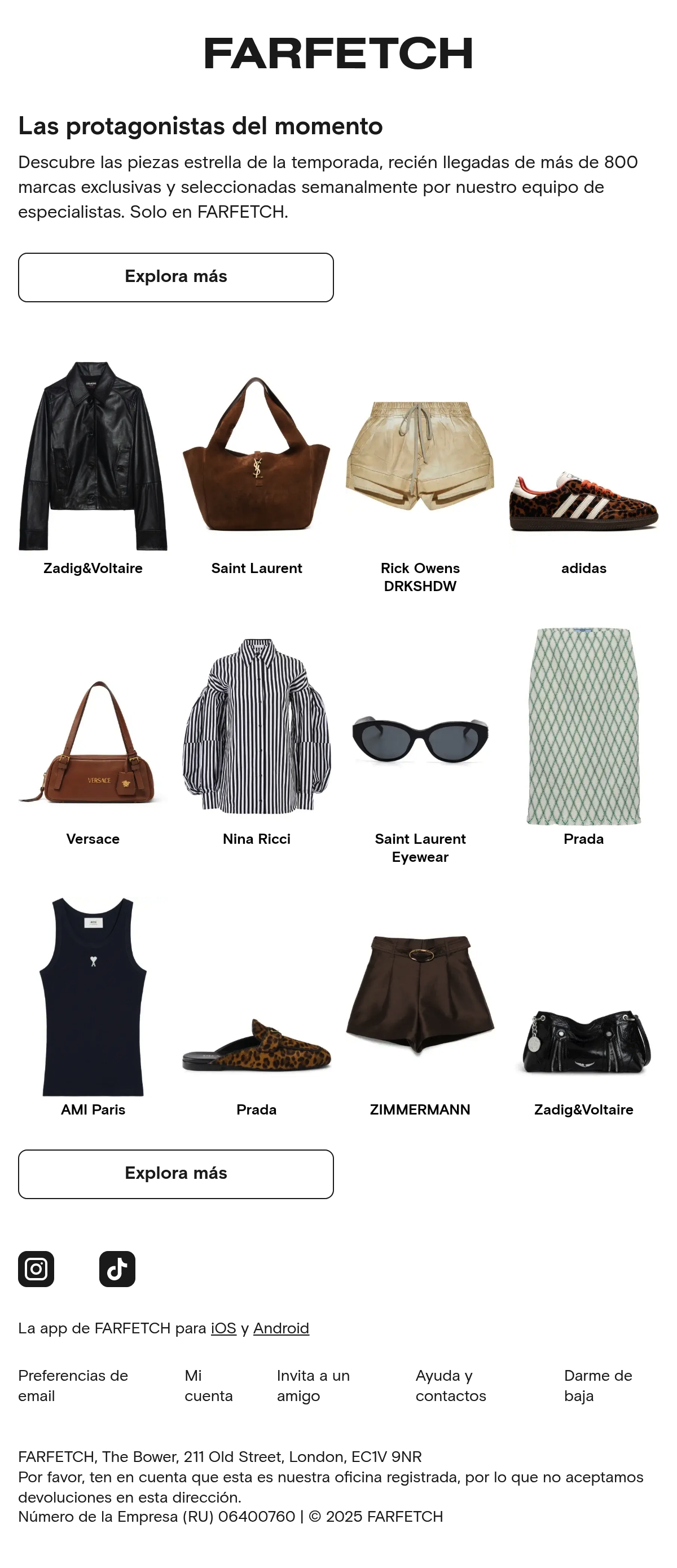 Email Inspiration from FARFETCH - Email Love