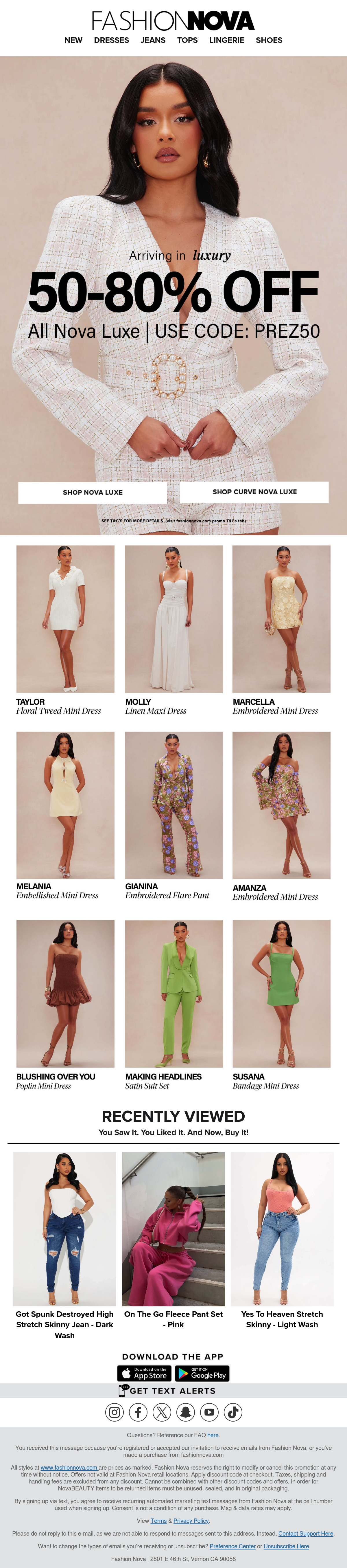 Email Inspiration from Fashion Nova - Email Love