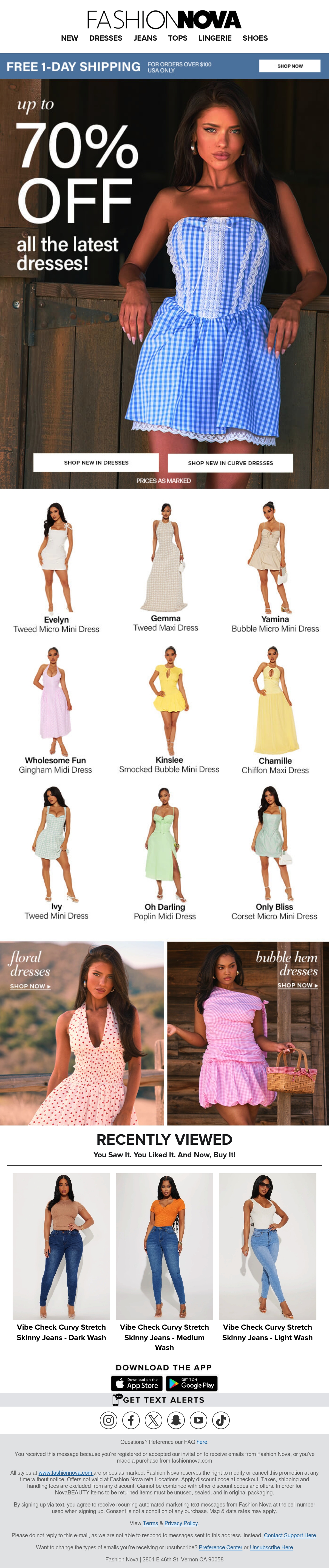 Email Inspiration from Fashion Nova - Email Love