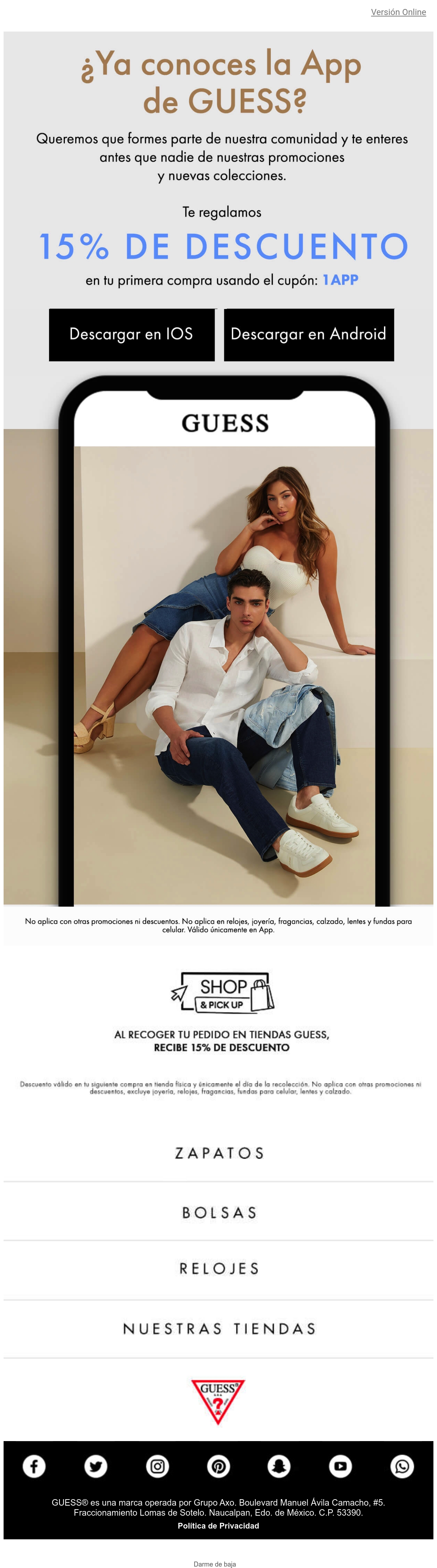 Email Inspiration from Guess - Email Love