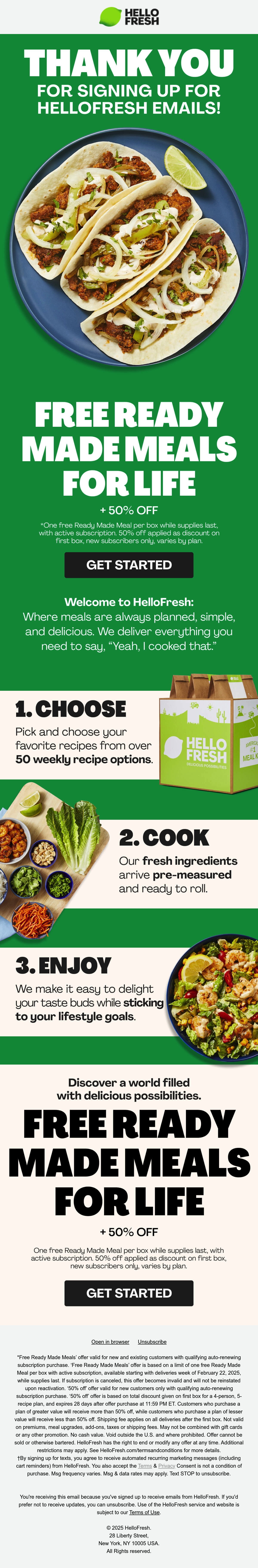 Email Inspiration from HelloFresh - Email Love