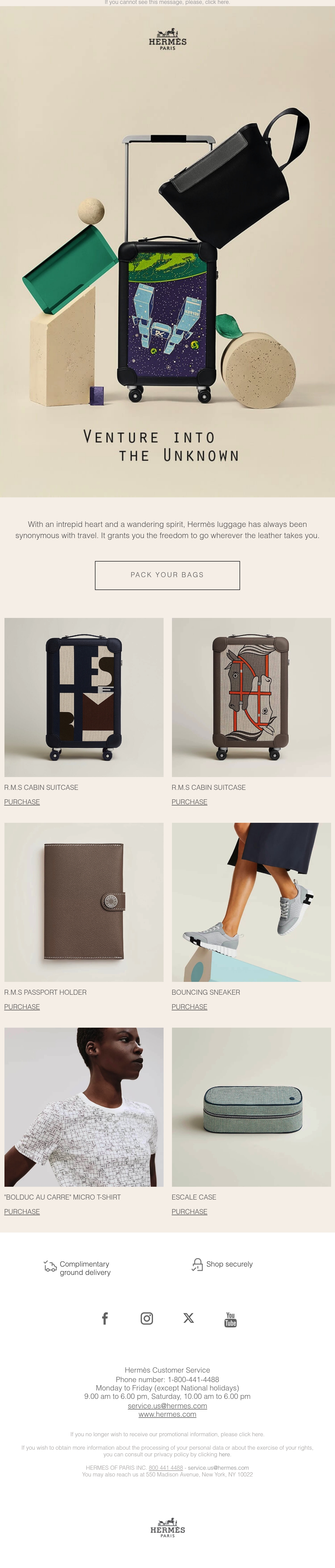 Email Inspiration from Hermès - Email Love