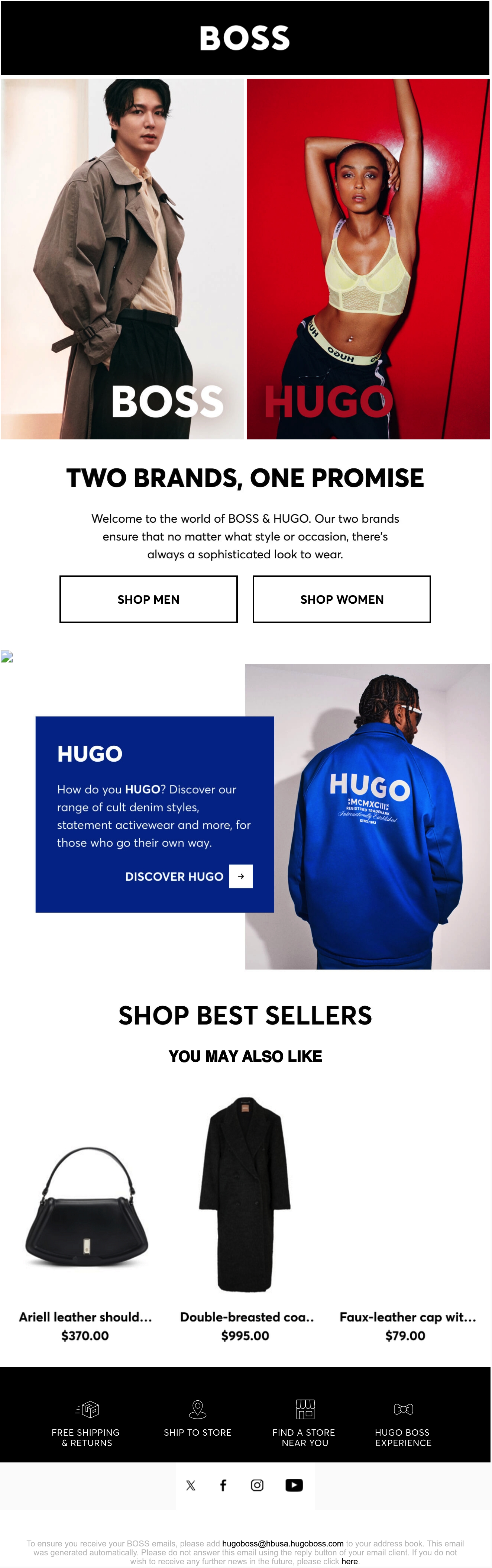 Email Inspiration from HUGO BOSS - Email Love