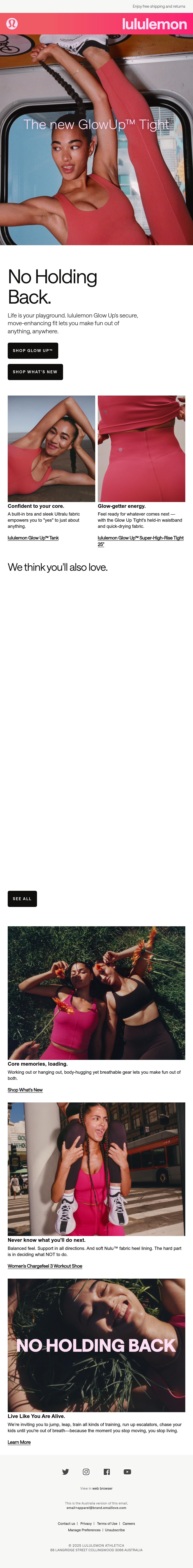 Email Inspiration from lululemon - Email Love