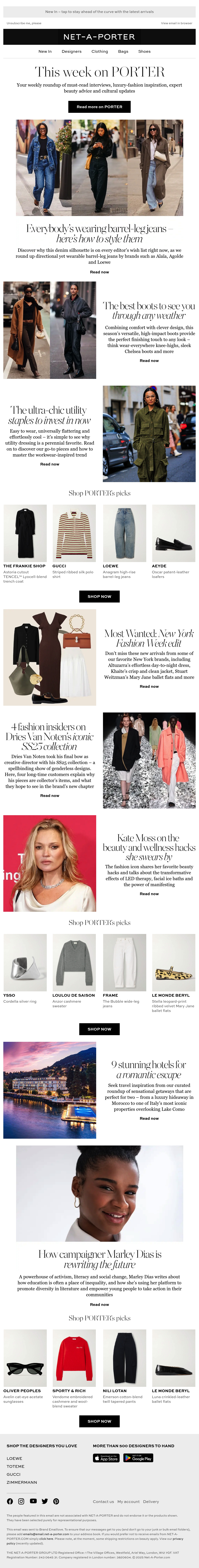 Email Inspiration from NET-A-PORTER - Email Love