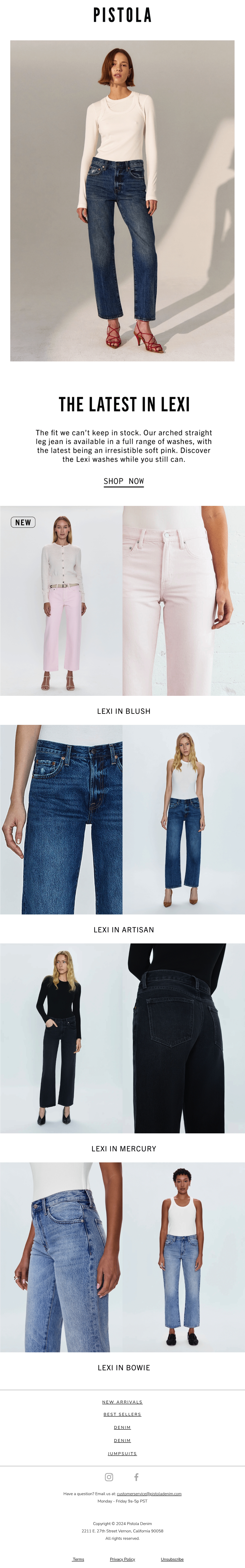 Email Inspiration from Pistola Denim - Email Love