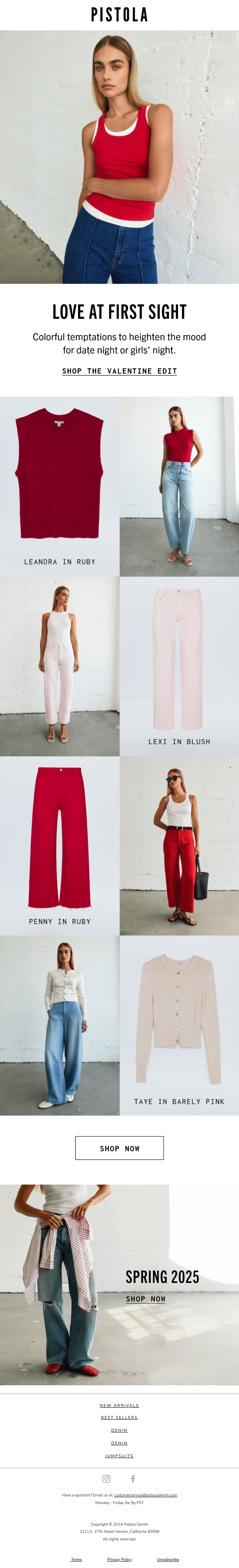 Email Inspiration from Pistola Denim - Email Love