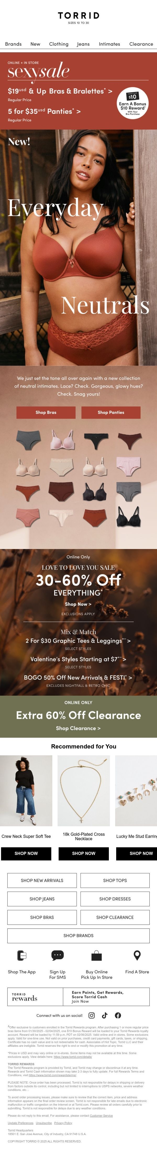 Email Inspiration from Torrid - Email Love