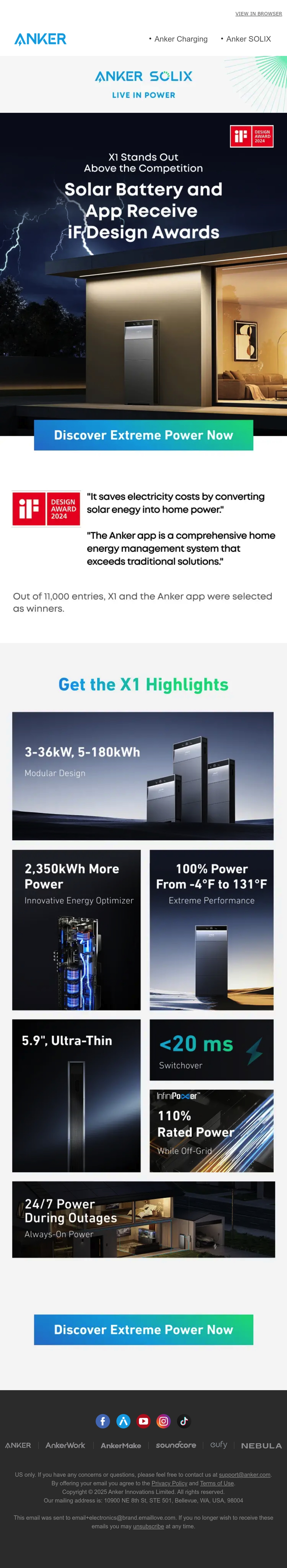 Email Inspiration from Anker - Email Love