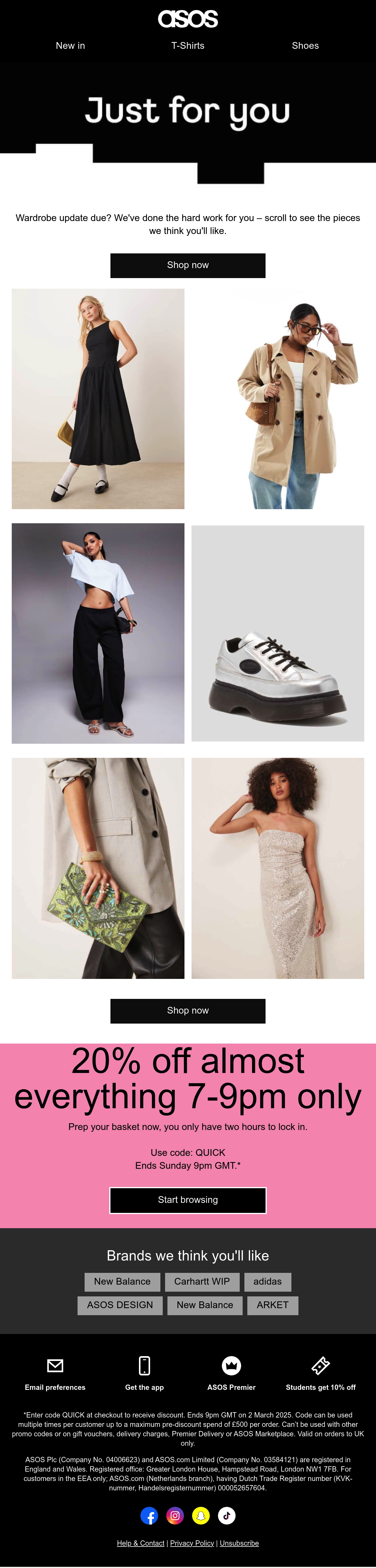 Email Inspiration from ASOS - Email Love