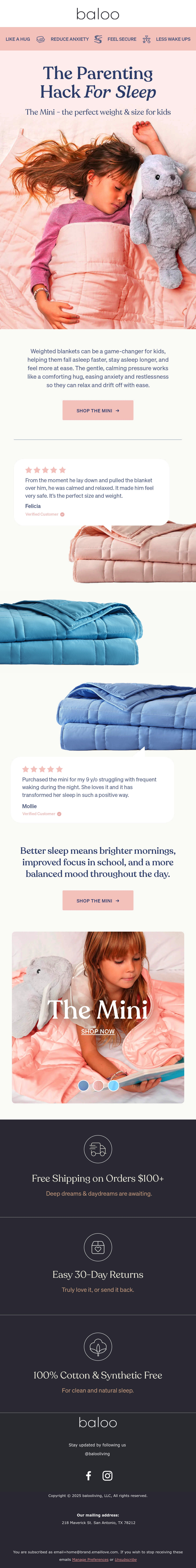 Email Inspiration from Baloo Living - Email Love