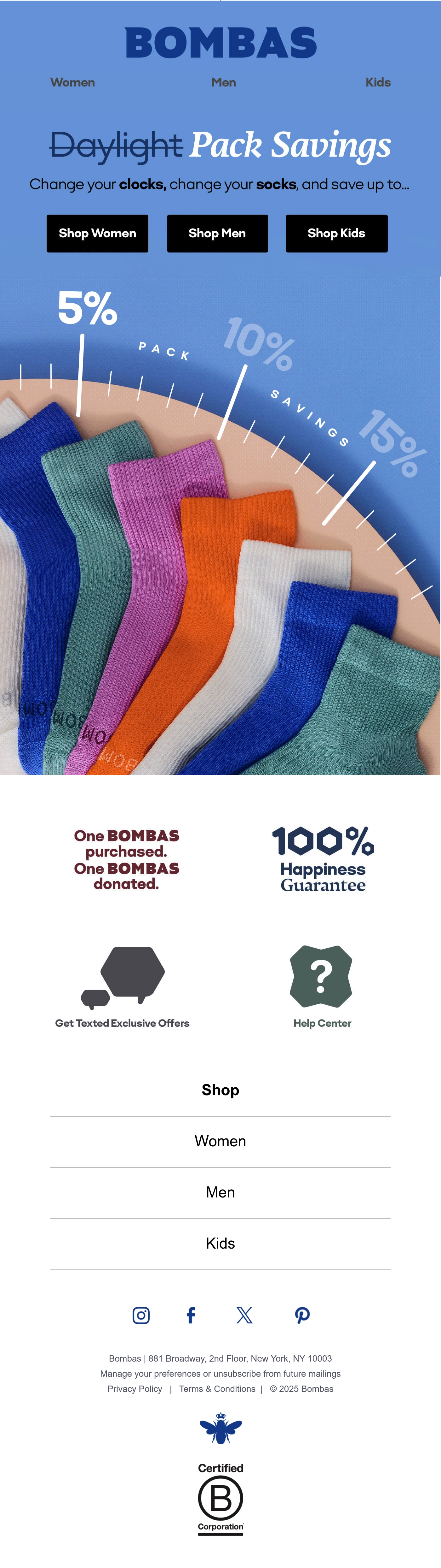 Email Inspiration from Bombas - Email Love