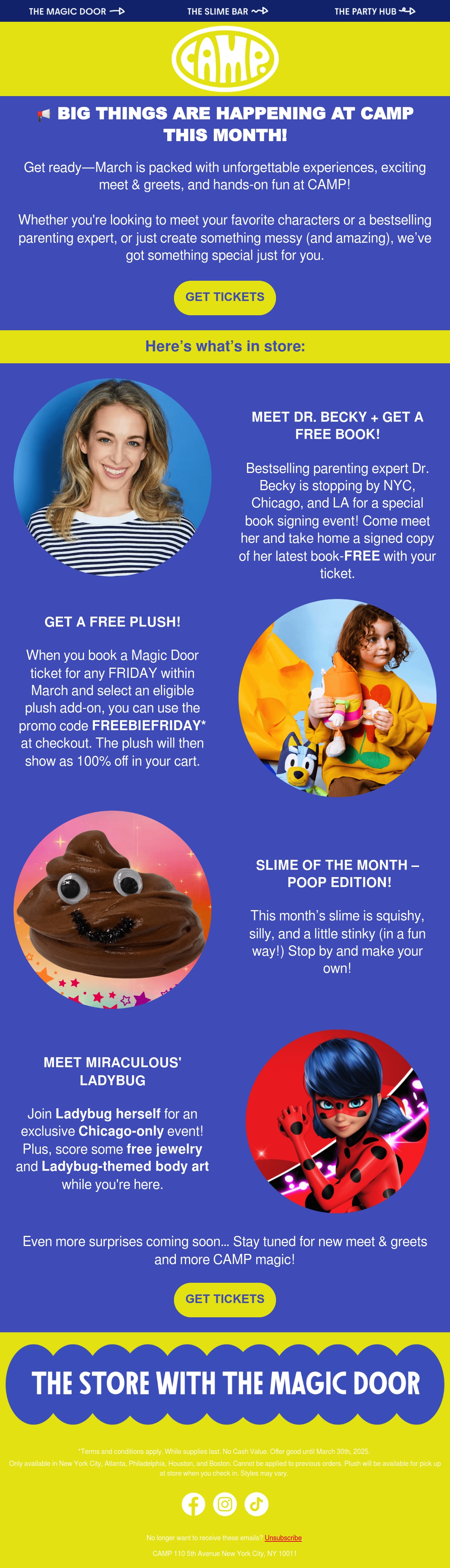 Email Inspiration from CAMP - Email Love