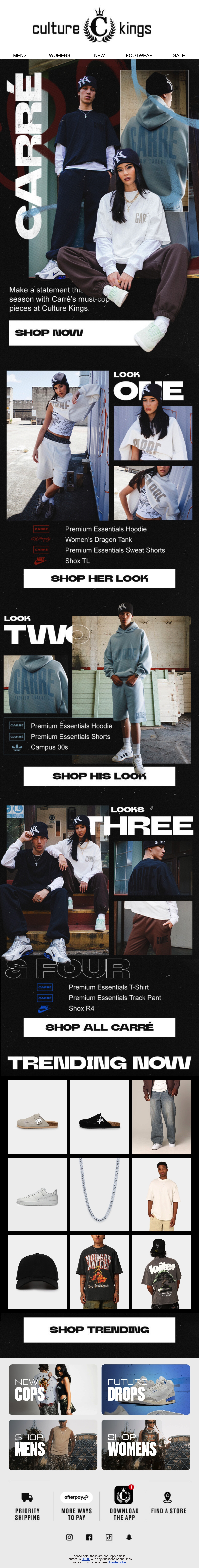 Email Inspiration from Culture Kings - Email Love