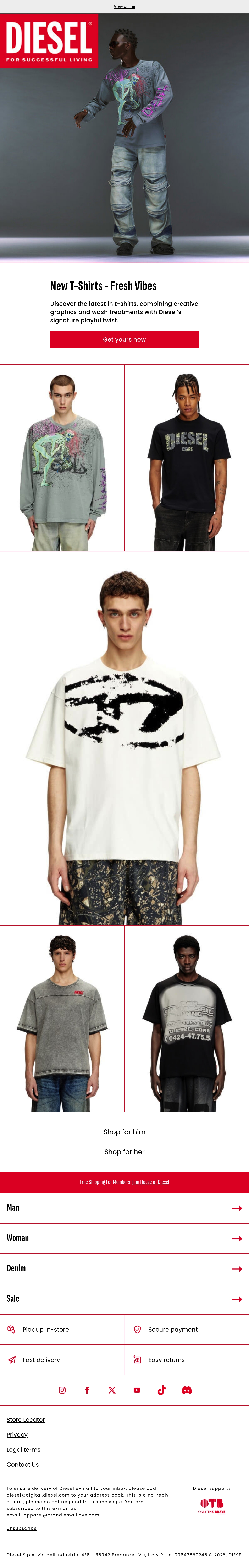 Email Inspiration from Diesel - Email Love