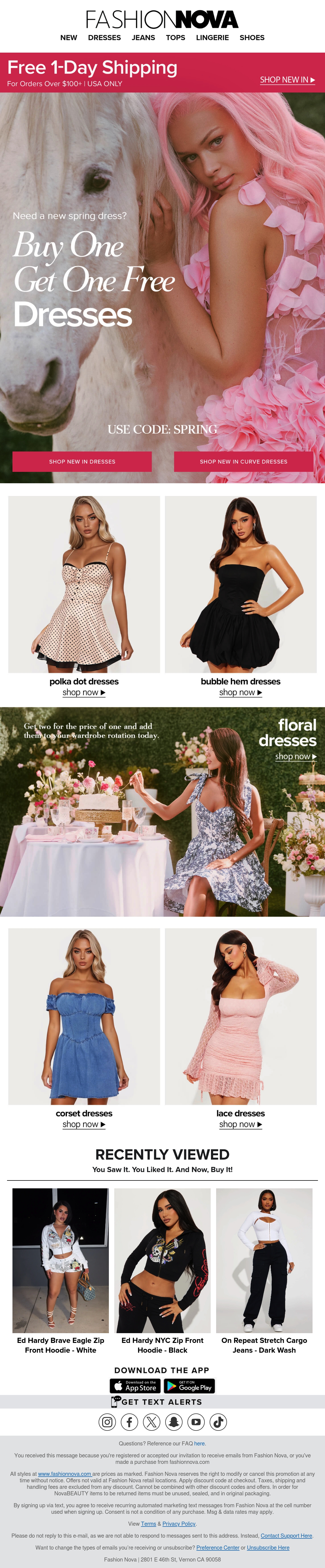 Email Inspiration from Fashion Nova - Email Love