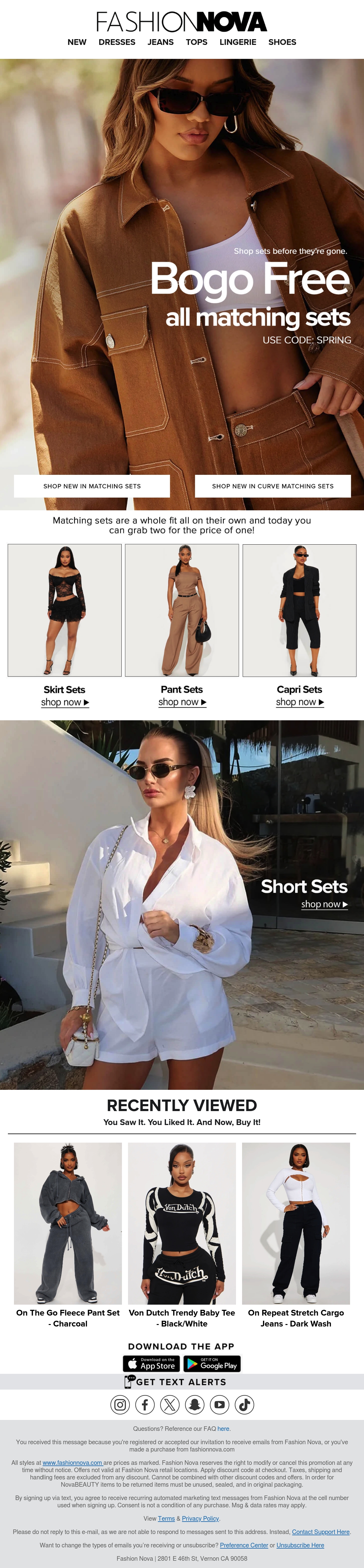 Email Inspiration from Fashion Nova - Email Love