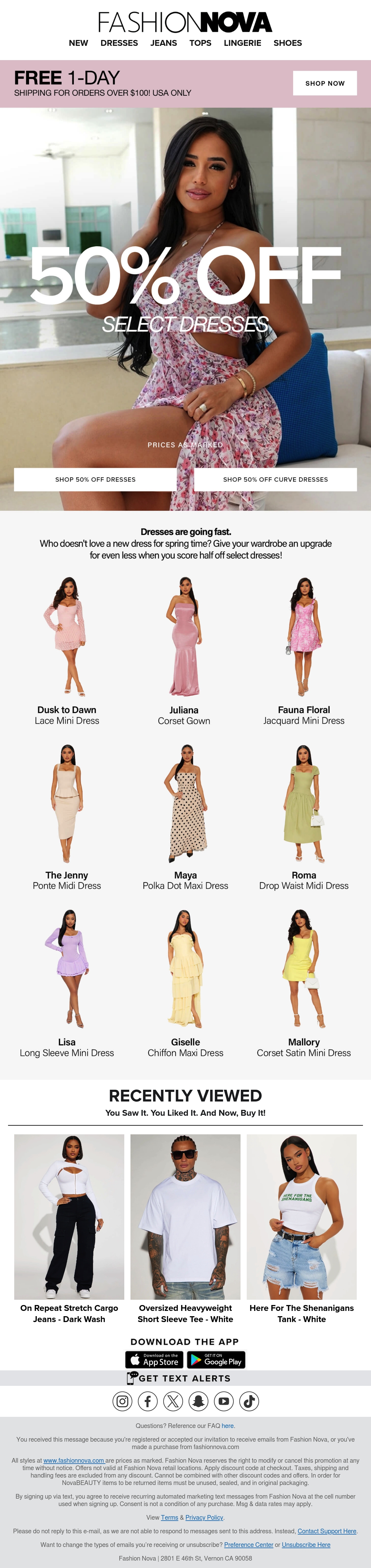 Email Inspiration from Fashion Nova - Email Love