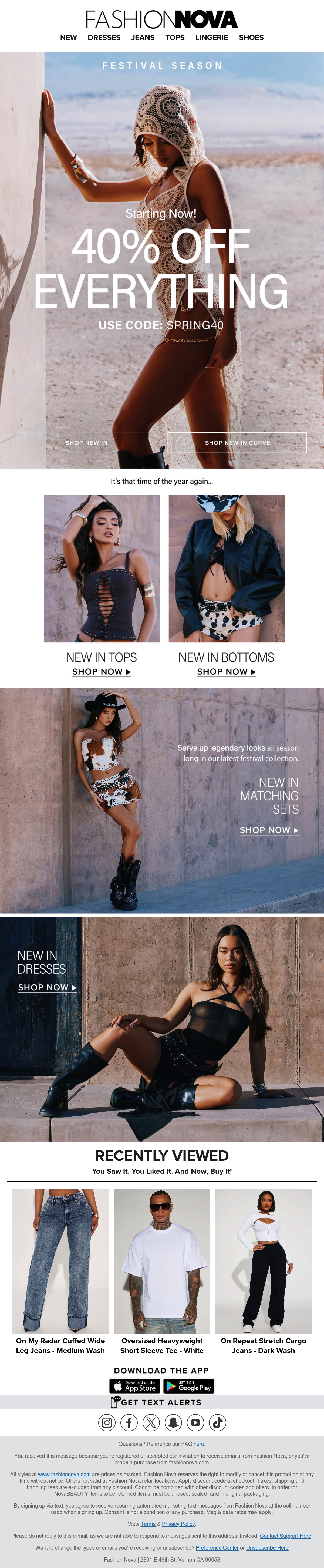 Email Inspiration from Fashion Nova - Email Love