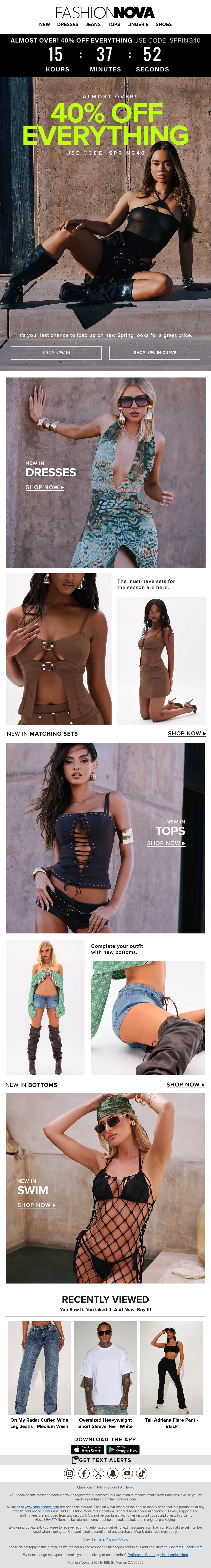 Email Inspiration from Fashion Nova - Email Love