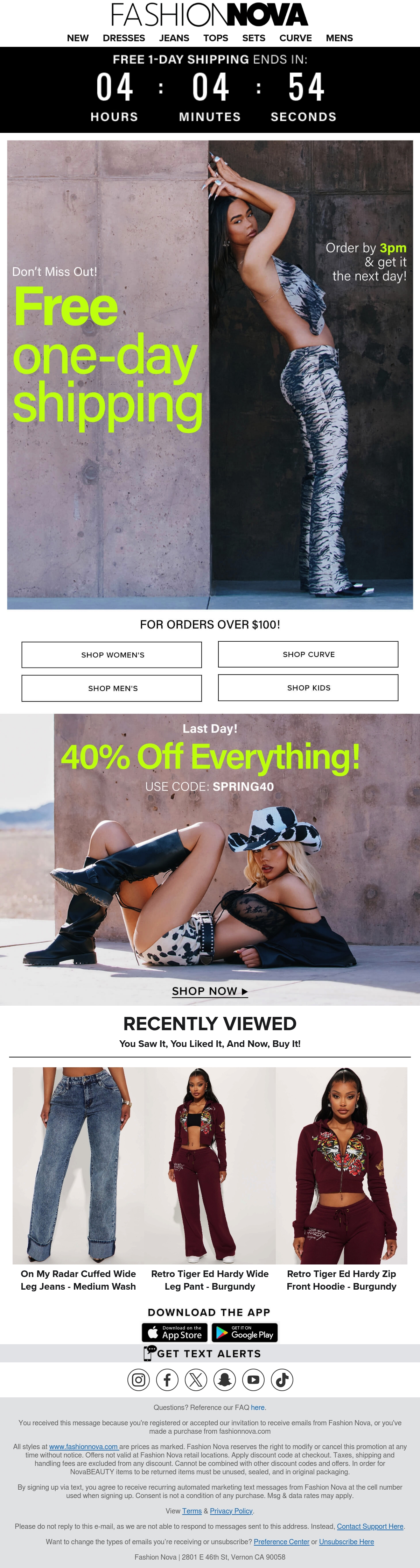 Email Inspiration from Fashion Nova - Email Love