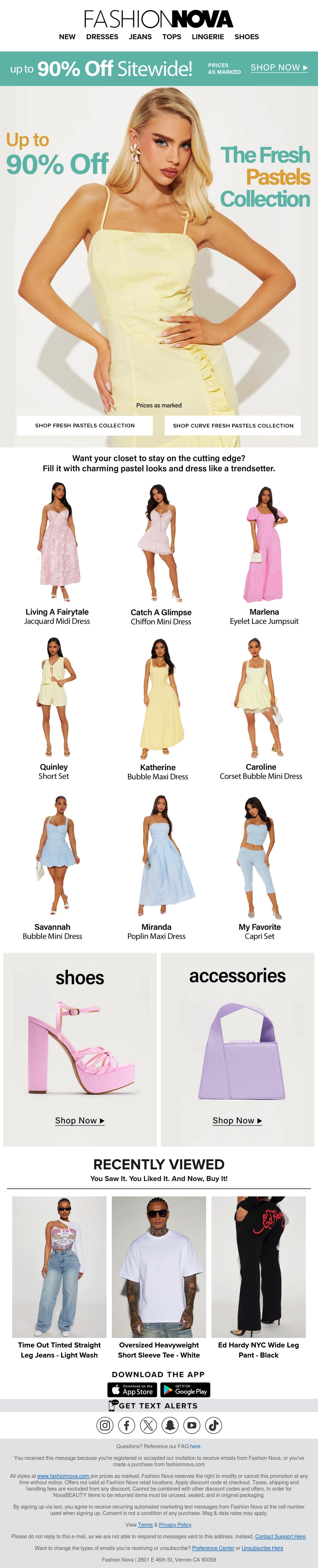 Email Inspiration from Fashion Nova - Email Love