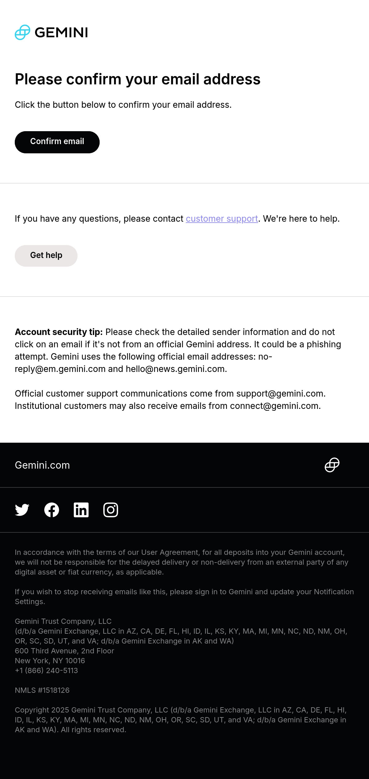 Email Inspiration from Gemini - Email Love