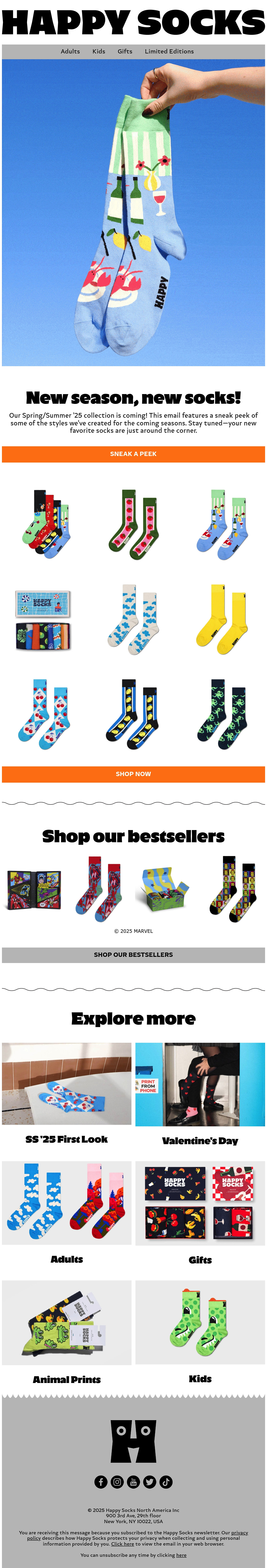 Email Inspiration from Happy Socks - Email Love
