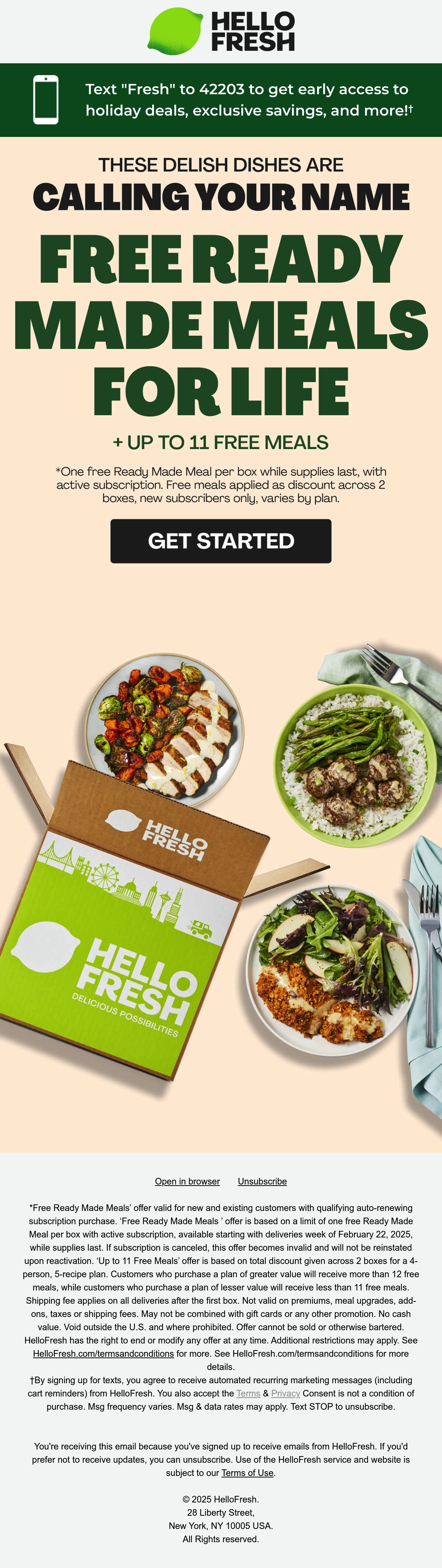 Email Inspiration from HelloFresh - Email Love