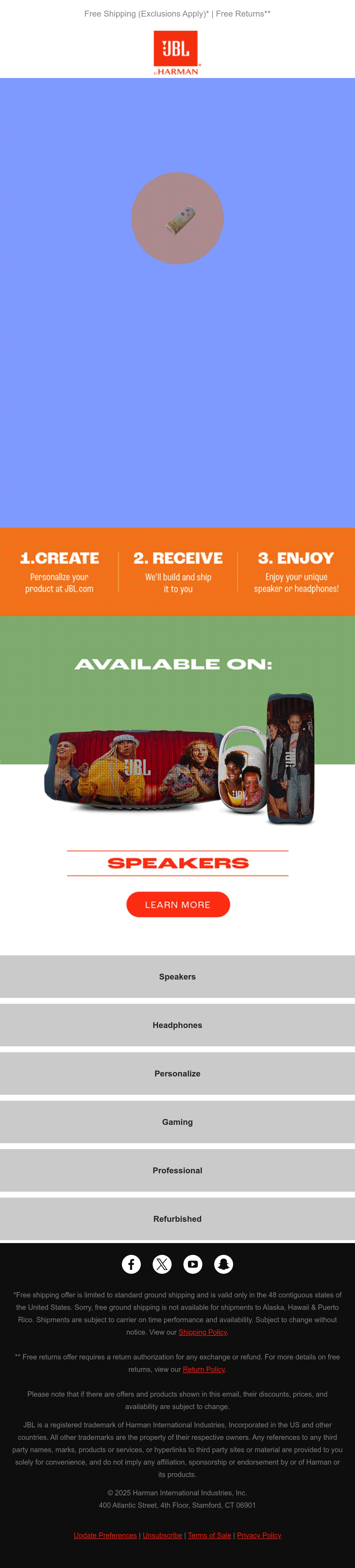 Email Design Inspiration by Material