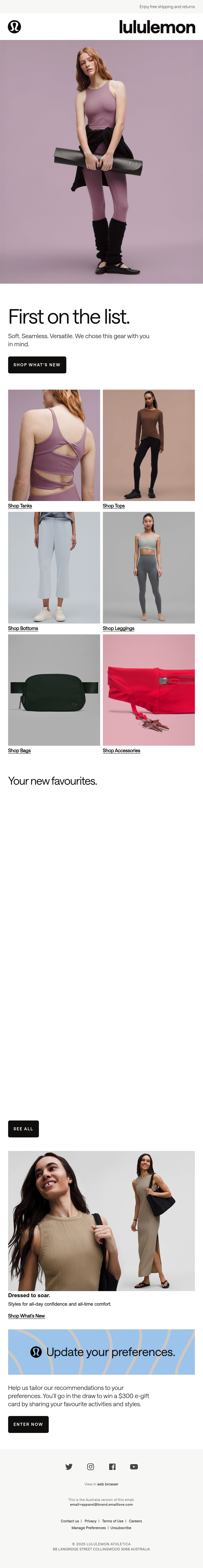 Email Inspiration from lululemon - Email Love