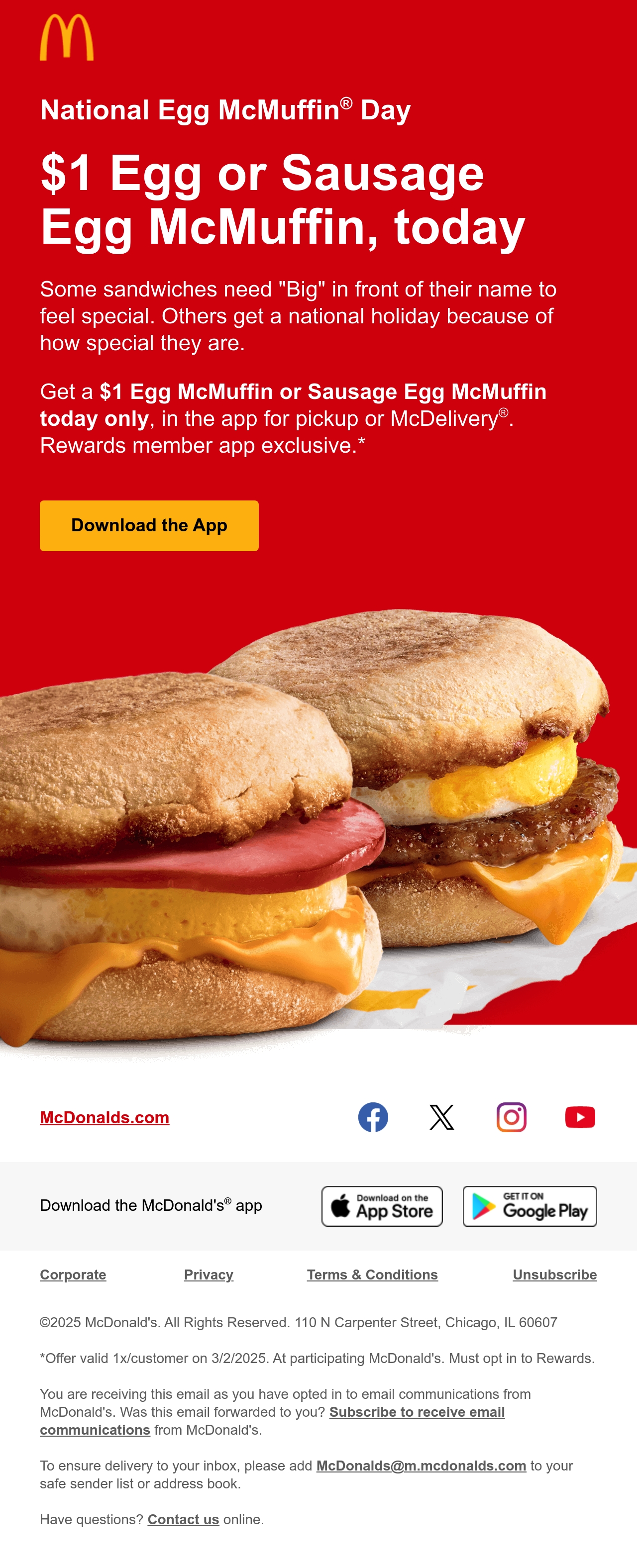 Email Inspiration from McDonald's - Email Love