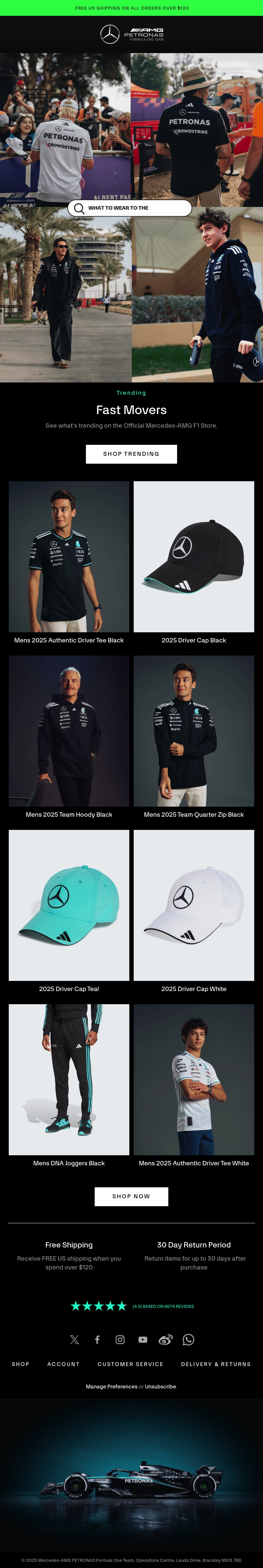 Email Inspiration from Mercedes-AMG PETRONAS F1 Team - Email Love