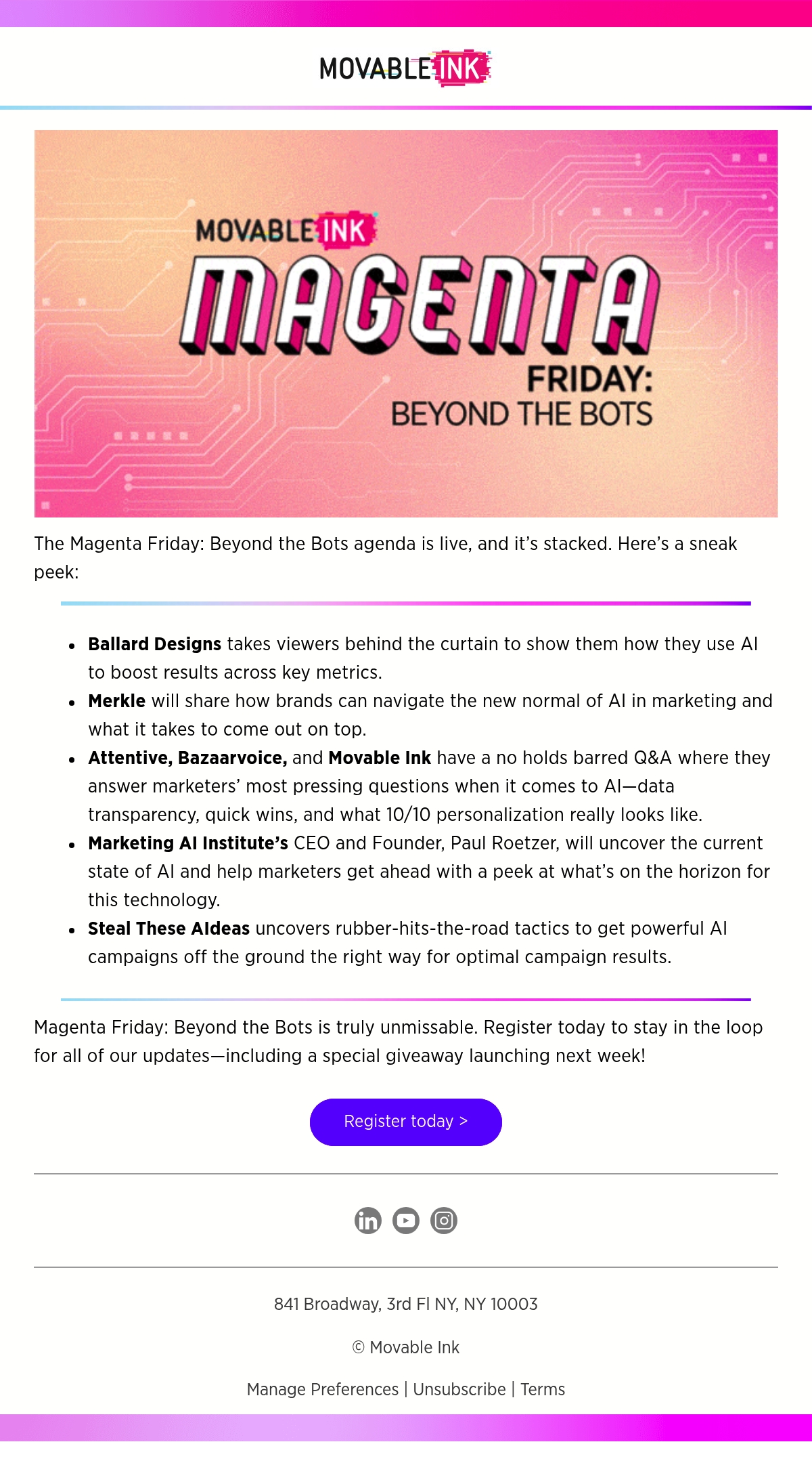 Email Inspiration from Movable Ink - Email Love