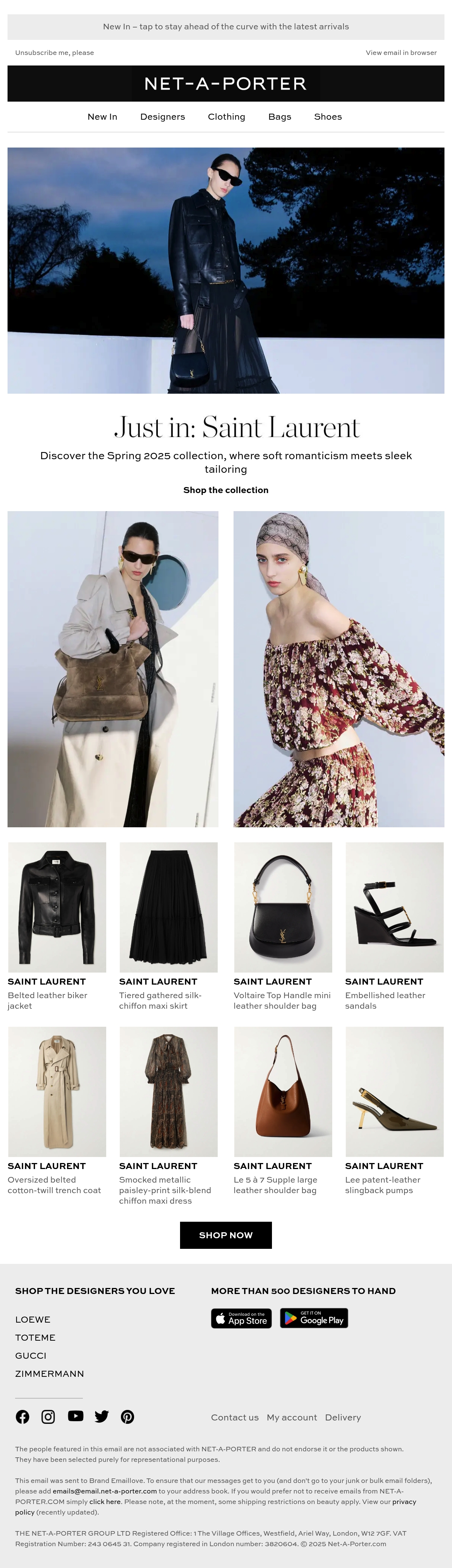 Email Inspiration from NET-A-PORTER - Email Love