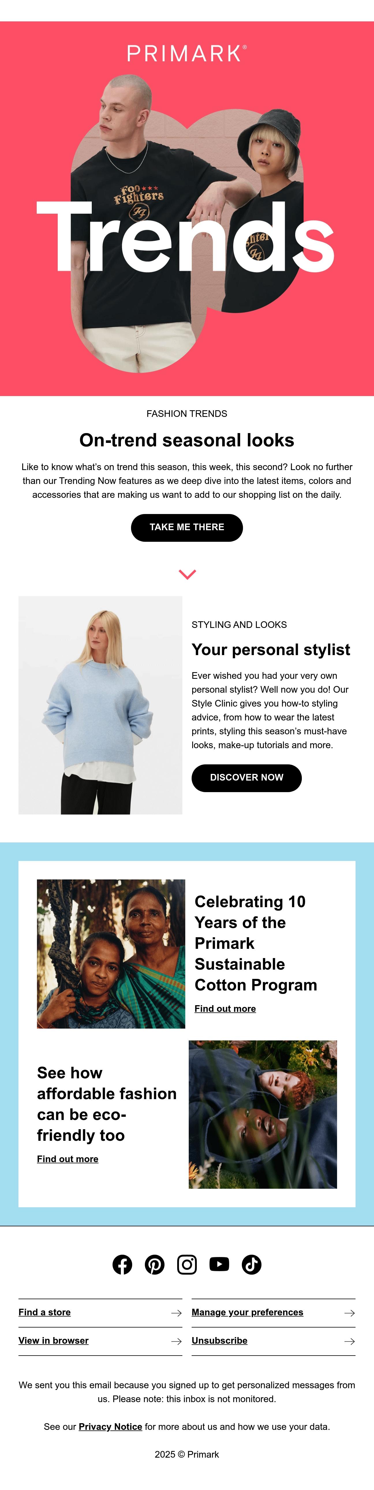 Email Inspiration from Primark Limited - Email Love