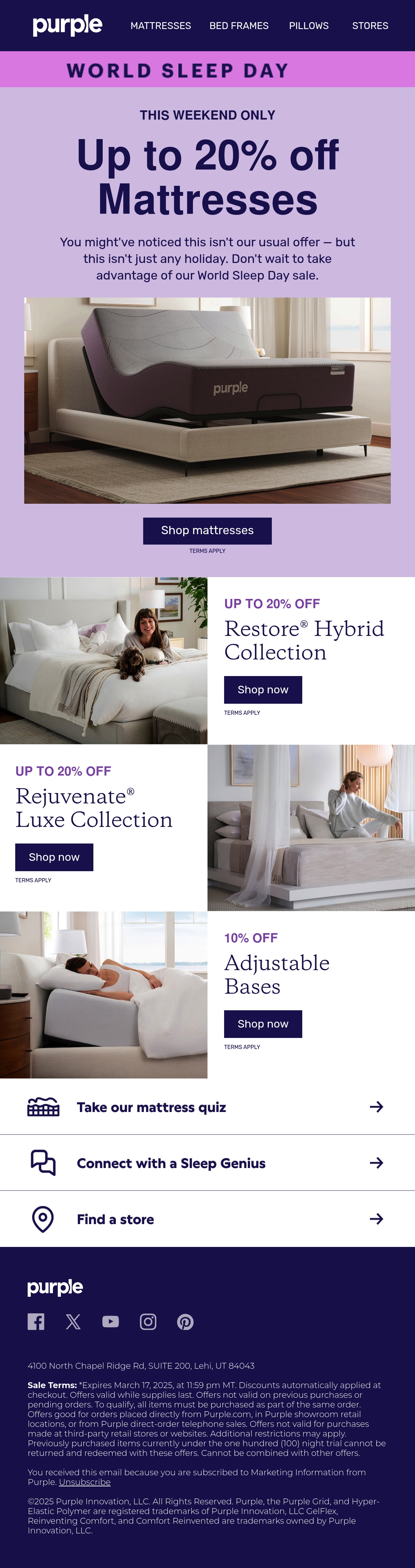 Email Inspiration from Purple - Email Love