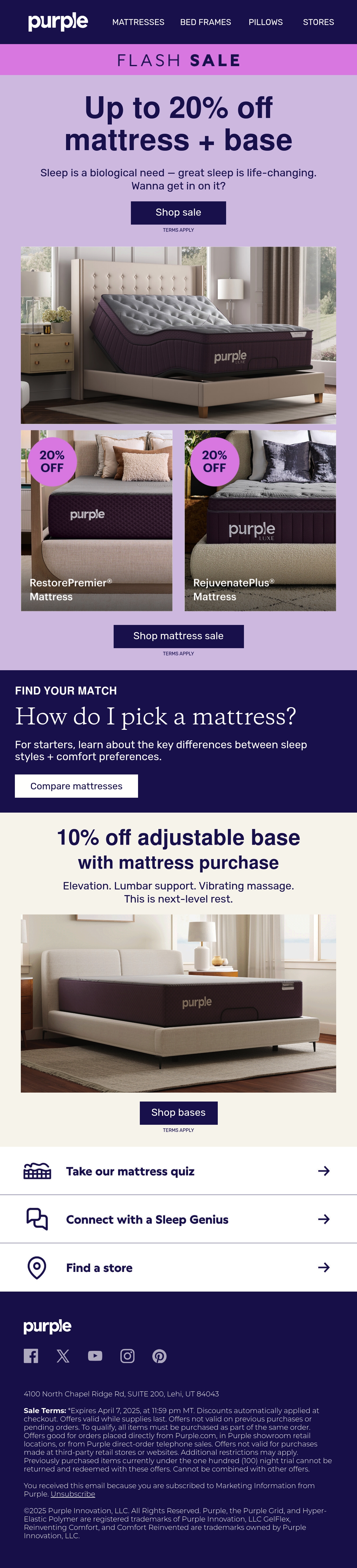 Email Inspiration from Purple - Email Love