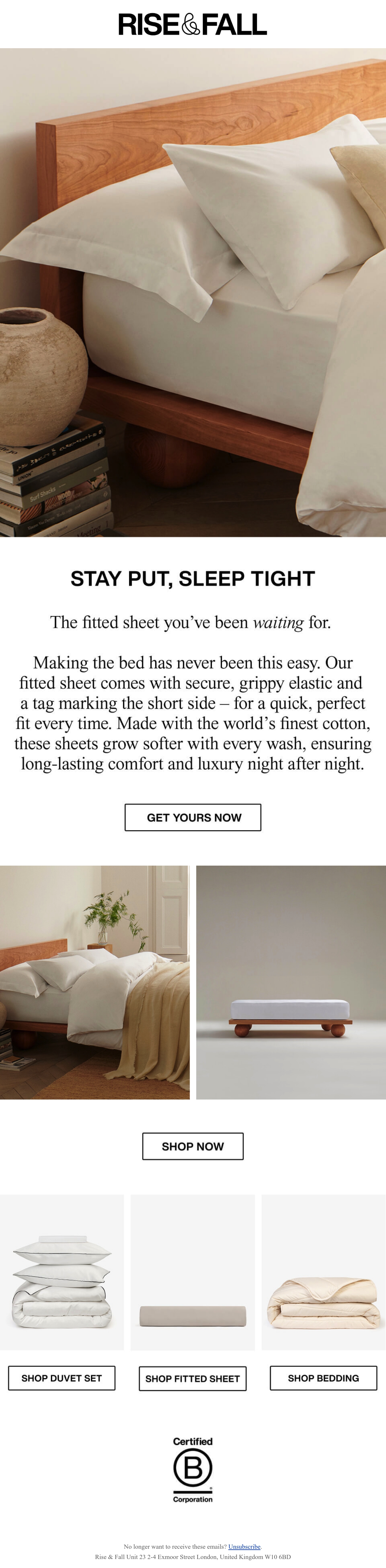 Email Inspiration from Rise & Fall - Email Love