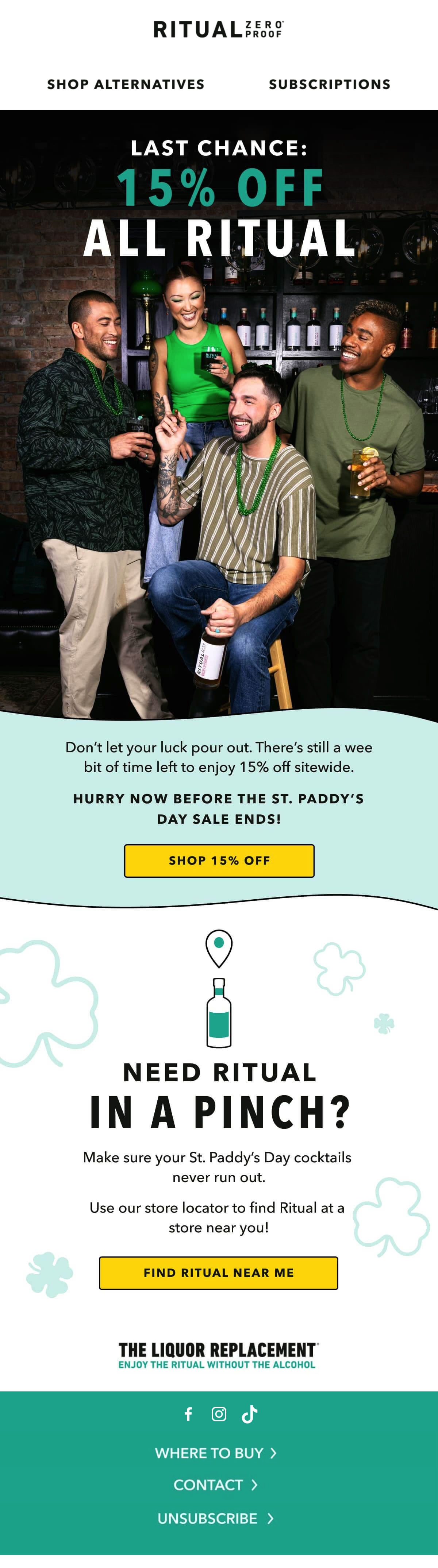 Email Inspiration from RITUAL ZERO PROOF - Email Love