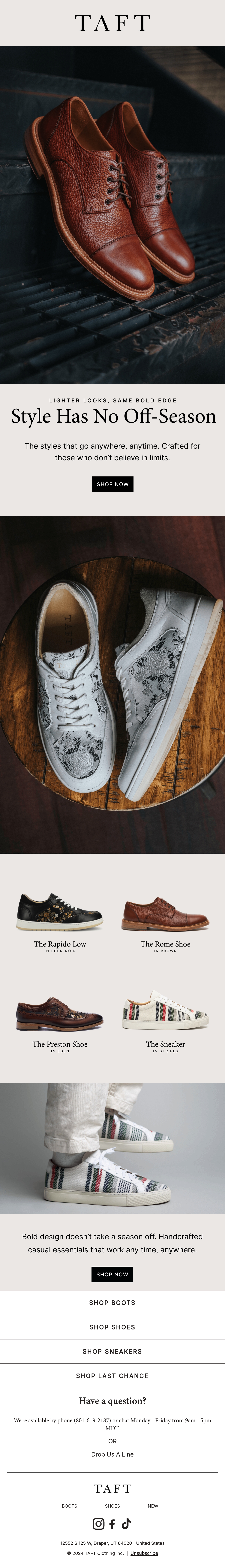 Email Inspiration from TAFT - Email Love