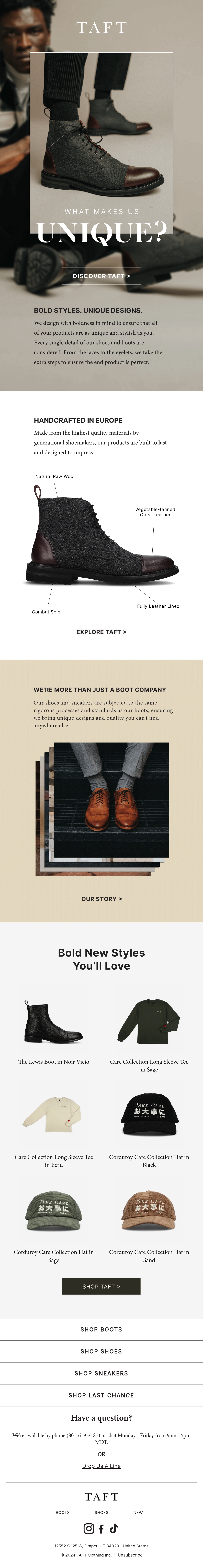 Email Inspiration from TAFT - Email Love