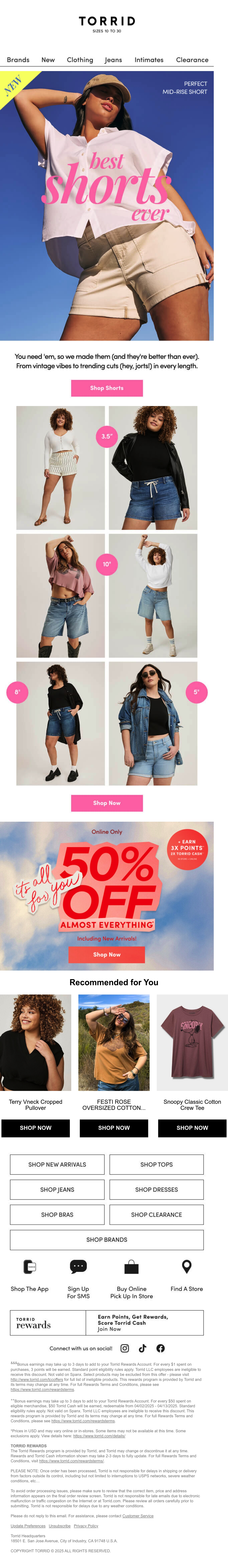 Email Inspiration from Torrid - Email Love
